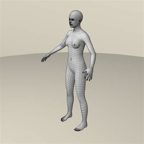 female base mesh by deepocean3d 3docean