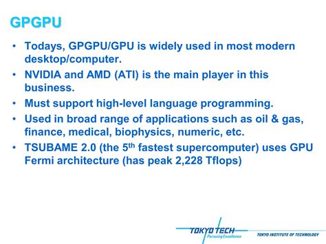 E Learning Introduction To Gpgpu Ppt Free Download