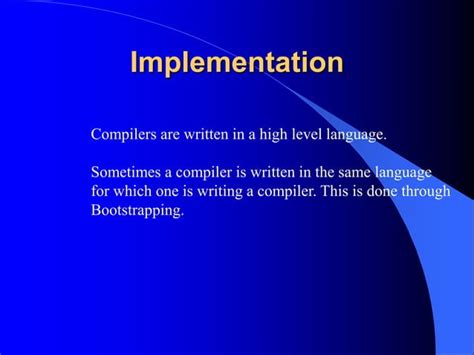 Compiler Design Ppt