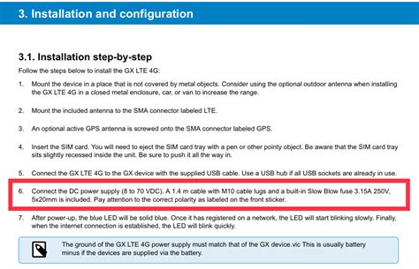 Gx Lte 4g Runing For 48v Victronenergy