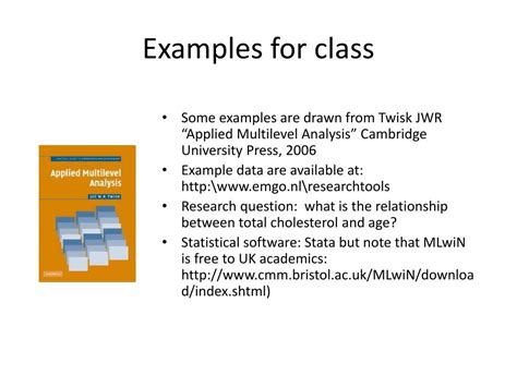 Ppt Multilevel Analysis Powerpoint Presentation Free Download Id2666688