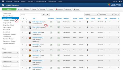 Joomla 3xhow To Work With Joomgallery Component Template Monster Help