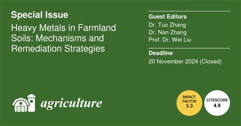 Agriculture Mdpi On Linkedin 5th Specialissue Agriculturemdpi