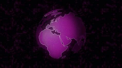 premium photo virtual d projection of earth motion color projection