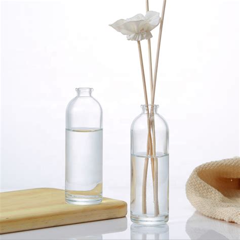 Decorative Glass Diffuser Bottle Reed Diffuser Set Wholesale Import Perfume Glass Bottles From