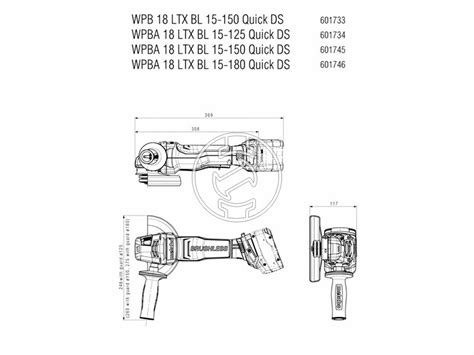 Metabo Wpba 18 Ltx Bl 15 150 Q Ds Polizor Unghiular Cu Acumulator 18 V