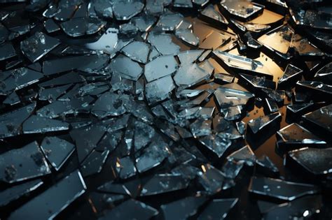 Premium Photo A Shattered Mirror Reflecting Fragmented Memories 00471 03