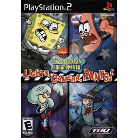 Ps2 Spongebob Squarepants Light Camera Pants Ori Shopee Malaysia