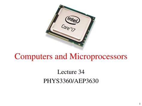 ppt computers and microprocessors powerpoint presentation free