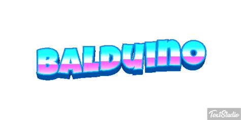 Balduíno Name Animated  Logo Designs