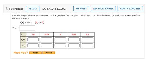 Solved 2 14 Points DETAILS LARCALC11 3 9 009 MY NOTES Chegg