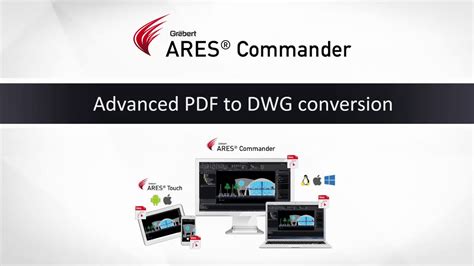 advanced pdf to dwg conversion with ares commander graebert