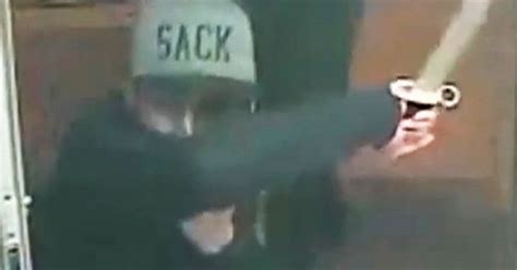Fearless Shopkeeper Leaps In Front Of Knife Wielding Thug As He