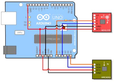 Chris Live Arduino Arduino Hmc Compass Adxl