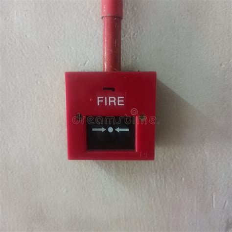 Emergency Response System Clearly Marked Fire Ensuring Safety Protocols Are In Place Stock