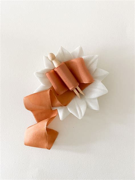 Zijden Lint Rust Silk Flowers