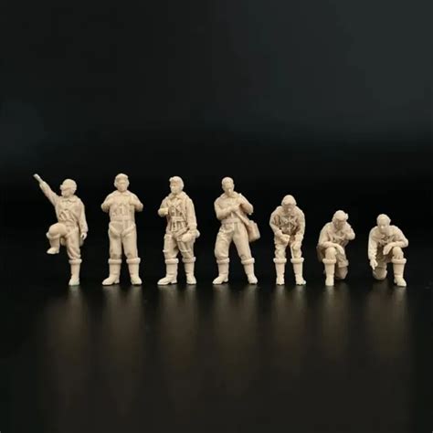 1 72 Scale Resin Model German Army Pilot 7 Soldier Figures Military