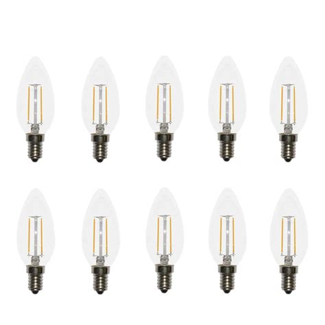 5 x LED Filament Kerze 2W wie 25W klar E14 230lm Glühlampe Glühbirne