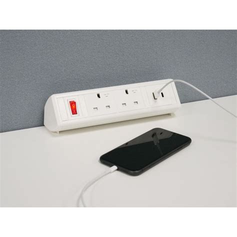 Boost Desktop Power Module With USB A C Charging Ports Workplace Stuff UK
