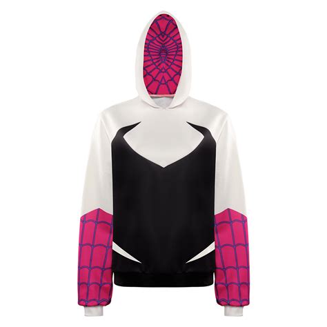 The Spider Verse Gwen Stacy Costume Hoodie Socohoodie