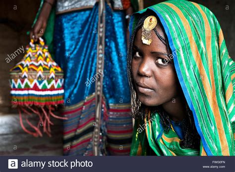 Junge Frau Aus Der Afar Stamm Einmal Verheiratet Wird Sie Ihren Dritten Ehemann Ehefrau In