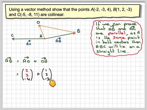 Three Collinear Points