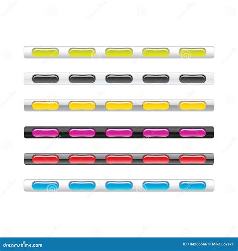 Vector Web Menu Buttons Set For Business Site Stock Illustration Illustration Of Commerce
