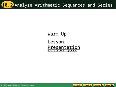 Ppt 10 2 Warm Up Warm Up Lesson Quiz Lesson Quiz Lesson Presentation Lesson Presentation
