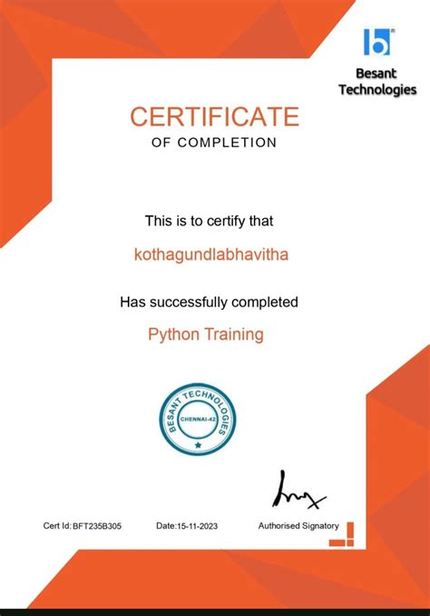 Bhavitha Kothagundla On Linkedin Besanttechnologies