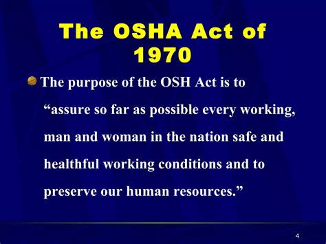 Introduction To Osha | PPT | Careers