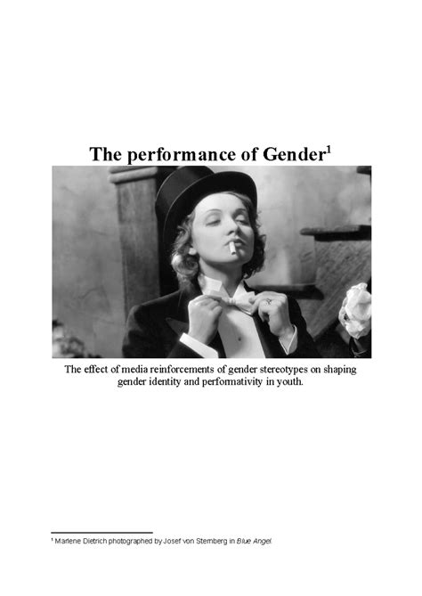 Mini Pip Mini Pip On Gender And Media The Performance Of Gender 1