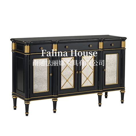 Falina 美式实木装饰柜新古典玄关柜法式雕刻餐边柜 定制mr C272 阿里巴巴