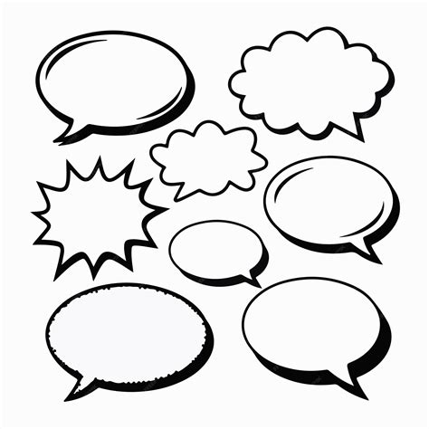 Comic Style Speech Bubbles Collection | Premium AI-generated vector