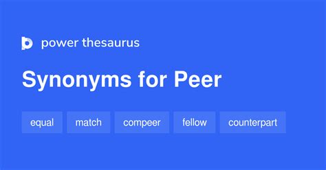 Peer Synonyms 1 697 Similar Words And Phrases