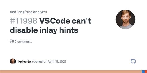 Vscode Cant Disable Inlay Hints · Issue 11998 · Rust Langrust