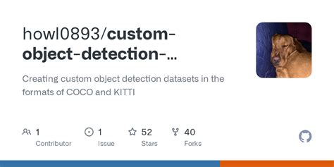 Github Howl0893 Custom Object Detection Datasets Creating Custom