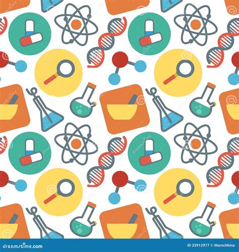 Seamless Pattrn Science Stock Illustration Illustration Of Isolated
