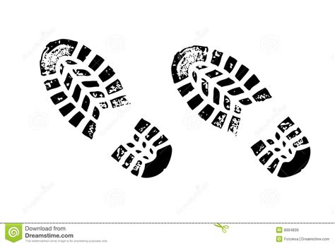 Boot Print Vector At Collection Of Boot Print Vector