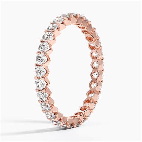 Cecilia Lab Diamond Eternity Ring 2 Ct Tw In 14k Rose Gold