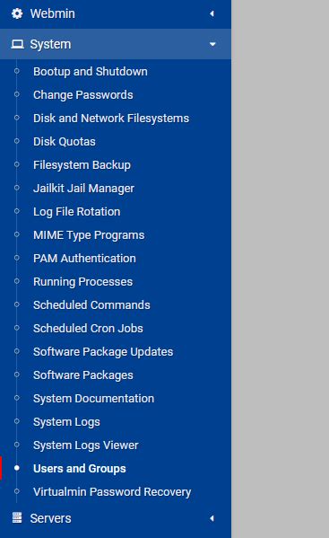 In Virtualmin 790 On Centos Linux 792009 Cant Edit Real Name Of