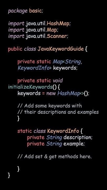 Java Keywords Guide P1 Beginner Java Programming Coding Tutorial