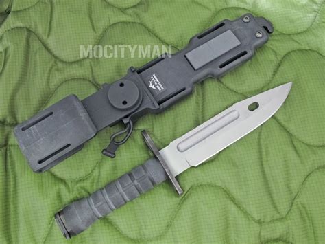 Phrobis M9a1 Rare 1st Generation Trials Bayonet With Scabbard And