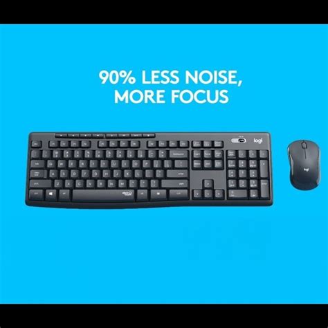 Jual Logitech Mk295 Silent Wireless Combo Keyboard And Mouse Shopee