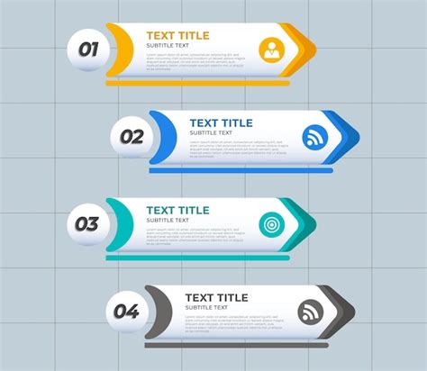 Premium Vector Colorful Infographic Elements Design