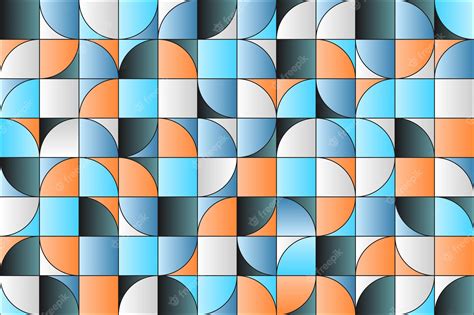 Premium Vector Abstract Tileable Geometric Gradient Mosaic Seamless