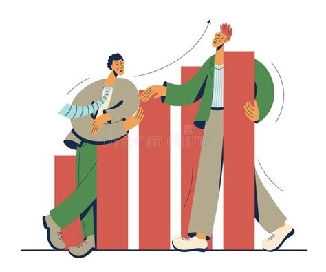 Businessmen Standing With Chart Graph And Analyze Research Chart And Graph Financial Graph