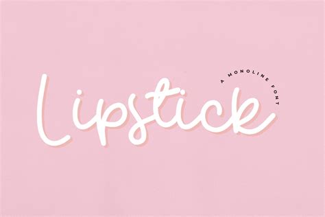 Lipstick Stunning Script Fonts ~ Creative Market