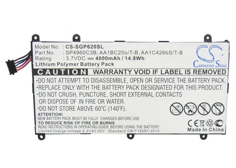 Samsung Galaxy Tab SP4960C3B Battery