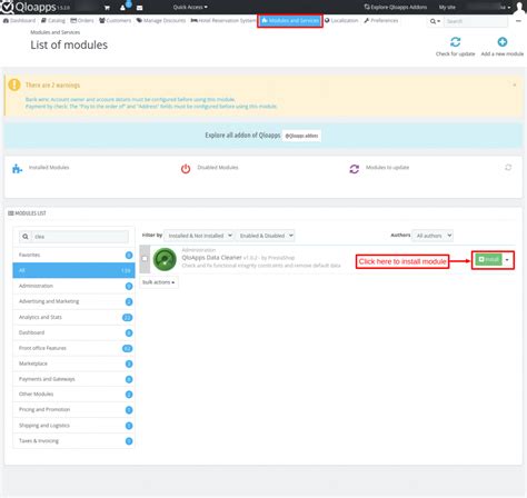 qloapps data cleaner qloapps hotel reservation system