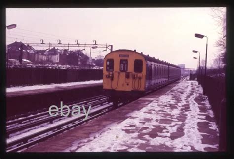 Original 35mm Slide Class 501 Emu 75160 At North Wembley 13285 £